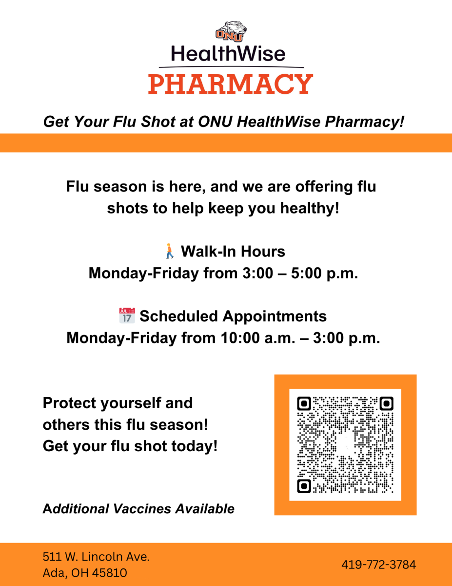 ONU Healthwise now offers schedule for walk-in flu shots | Ada Icon