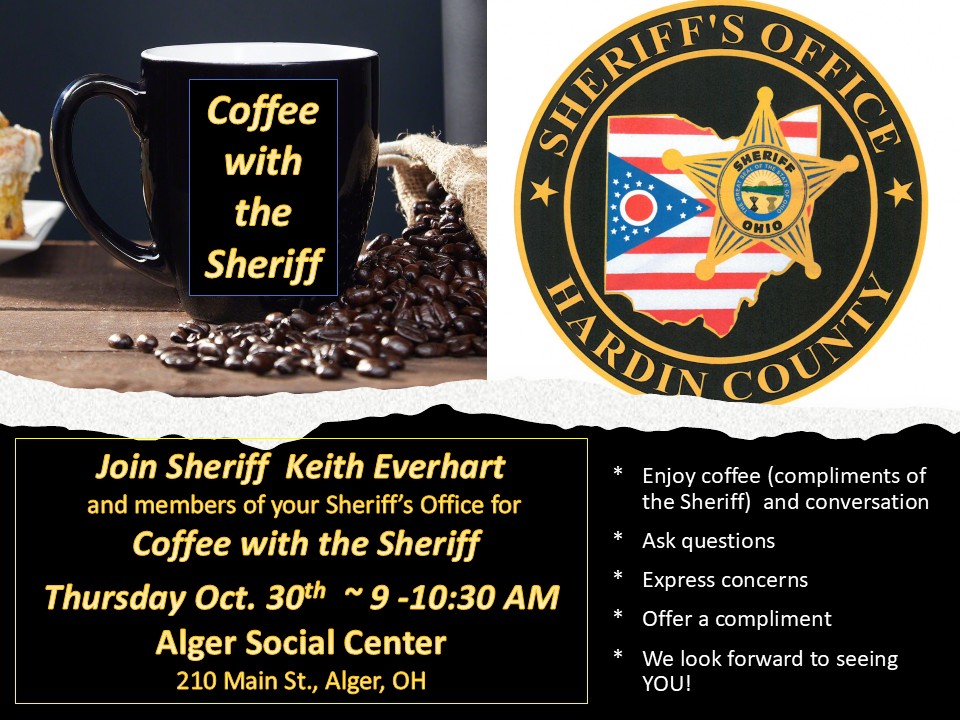 Sheriff Everhart invites residents to coffee on Oct. 30 | Ada Icon