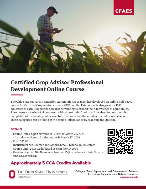 Certified Crop Adviser CEU Credits Available | Ada Icon