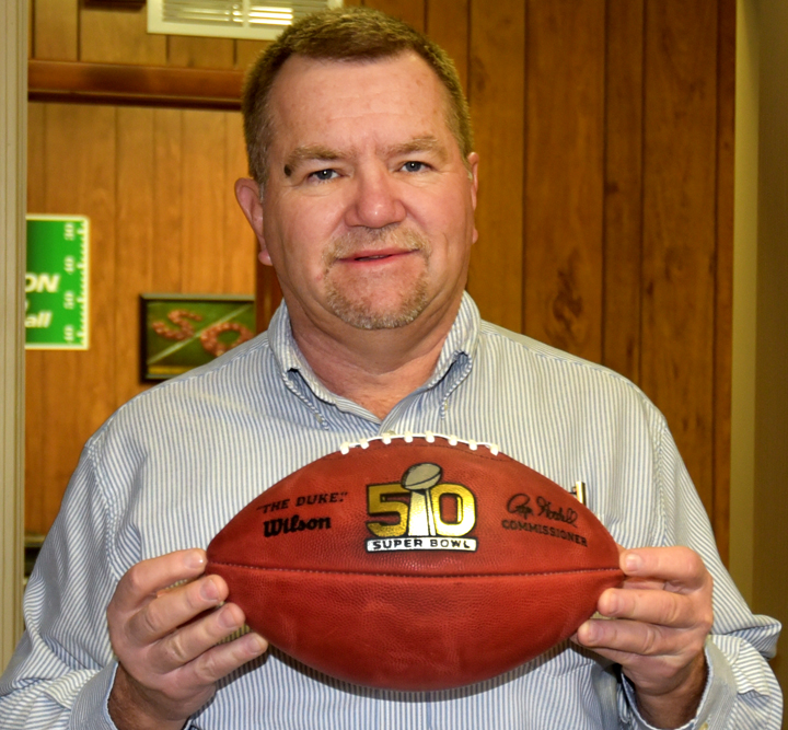 Ada-made Super Bowl ball | Ada Icon