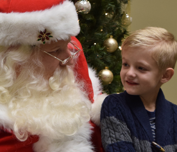 Isaac meets Santa | Ada Icon