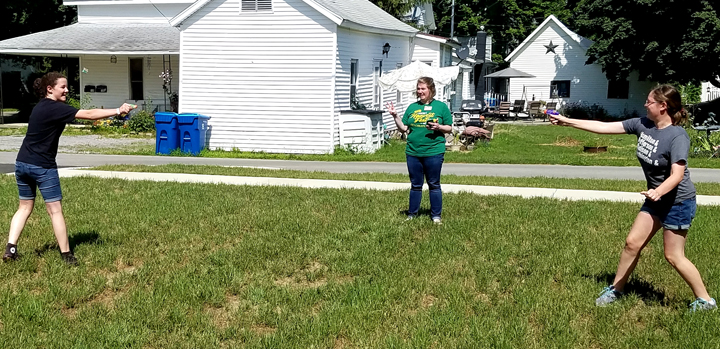 Hamilton party at library | Ada Icon