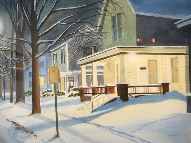A James DeVore Ada winter scene | Ada Icon