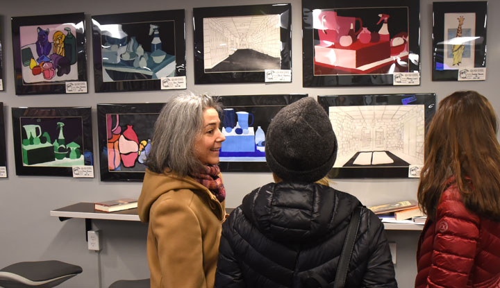 Student art at the library | Ada Icon