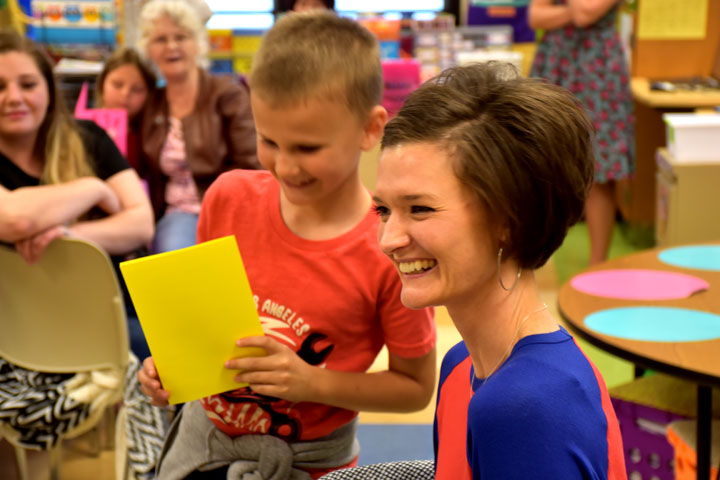 Second graders invite moms to tea | Ada Icon