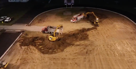 Air view of a ground-level project | Ada Icon