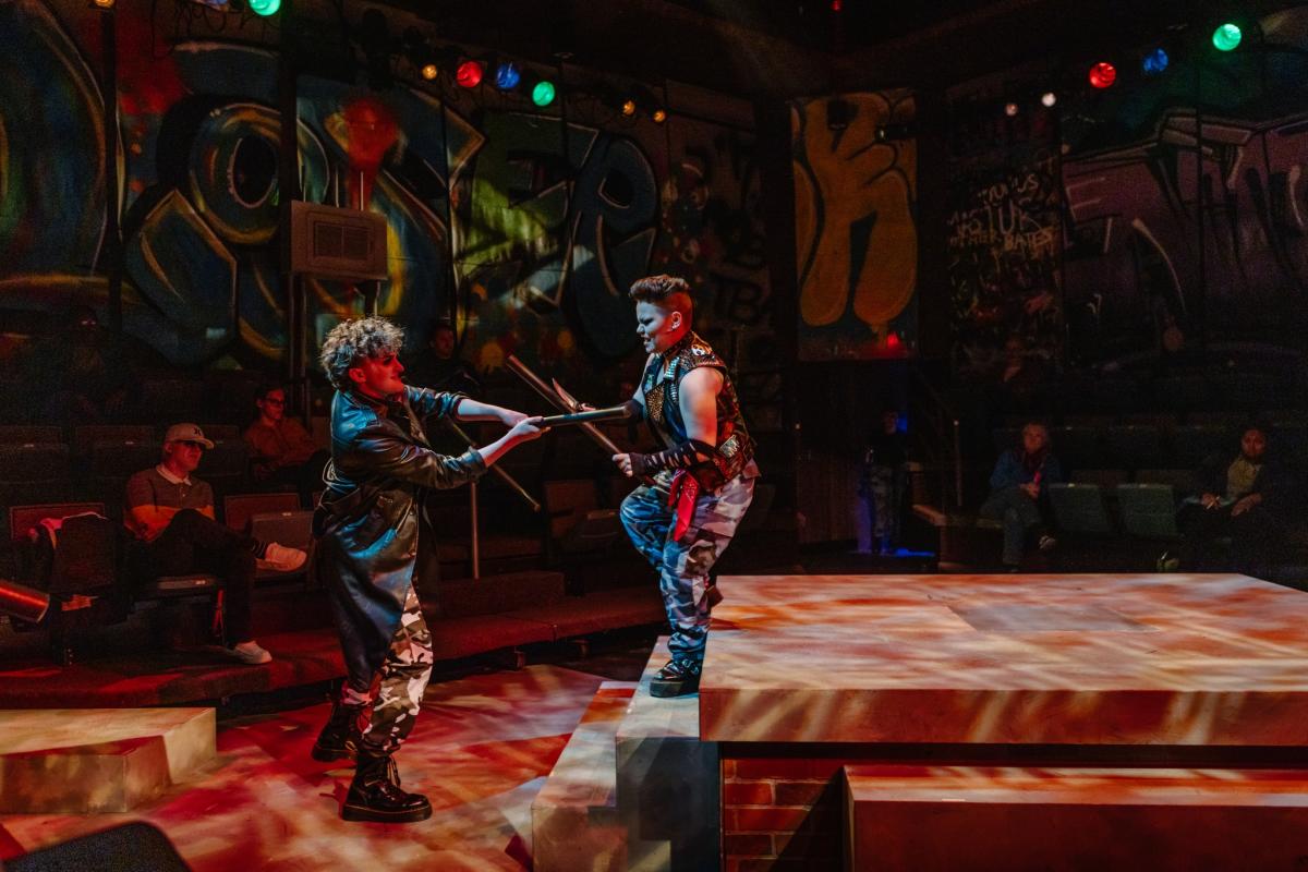Punk, graffiti Julius Caesar at the Stambaugh | Ada Icon