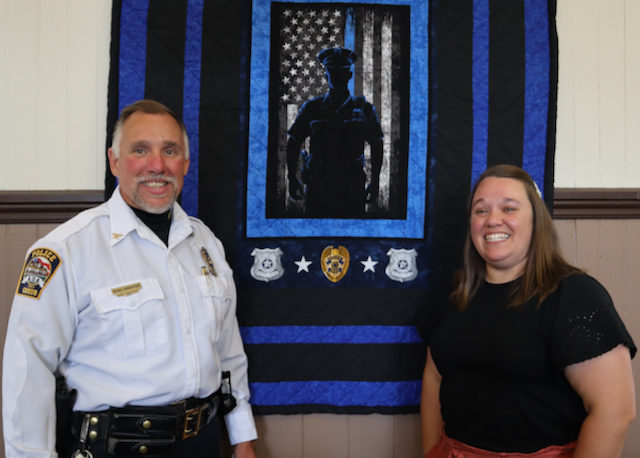 Quilt symbolizes a law enforcement career | Ada Icon