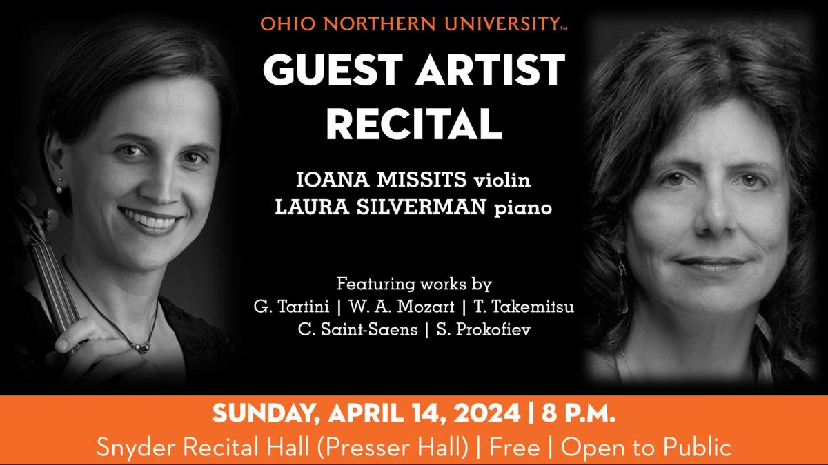 PHOTO Guest artists to perform on violin and piano April 14 | Ada Icon