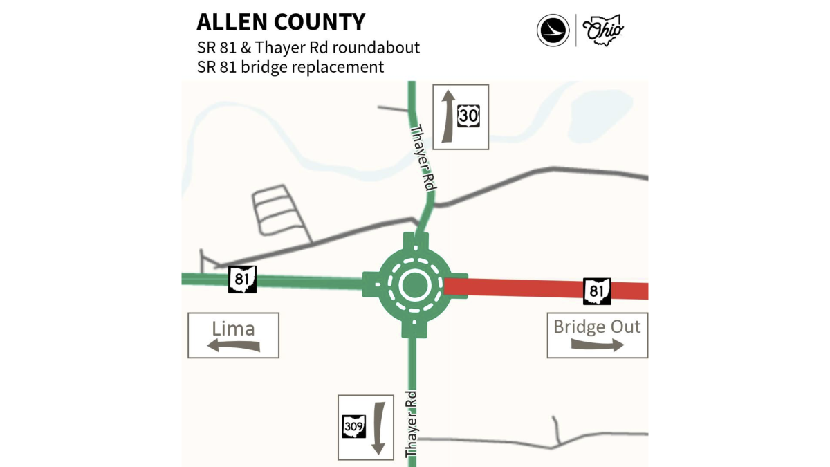 SR 81 and Thayer Rd roundabout update | Ada Icon