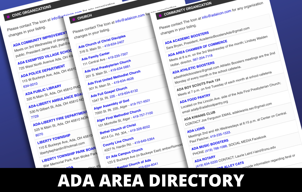 Request for updates to the Ada Icon community directory | Ada Icon