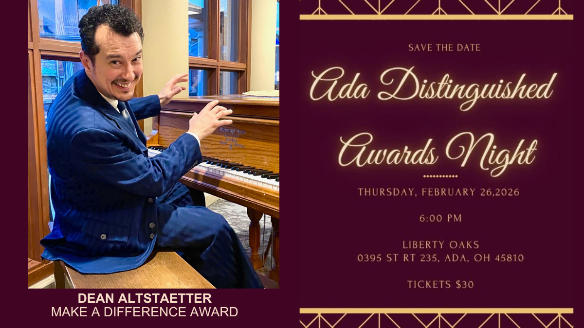 Ada Distinguished Awards to honor Dean Altstaetter | Ada Icon